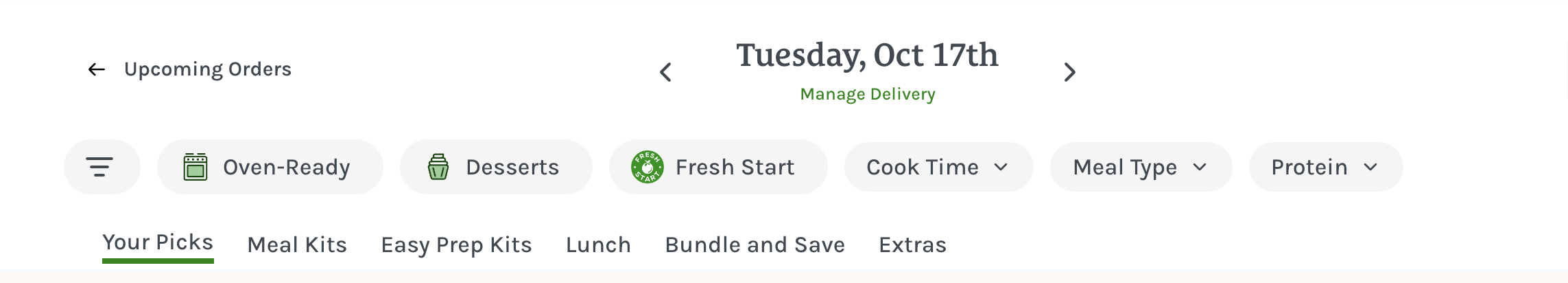 How do I search and filter meals? – Home Chef